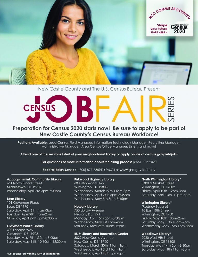 Want to work on the 2020 Census? Here’s a list of upcoming job fairs ...